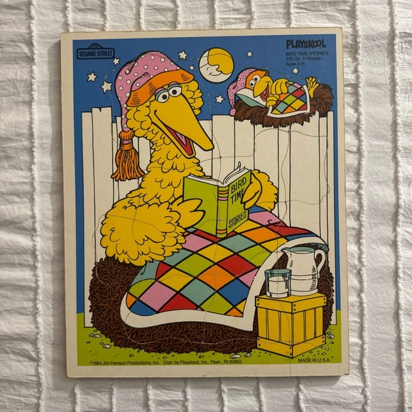 Sesame Street | Toys | Vintage 984 Playskool Sesame Street Big Bird ...